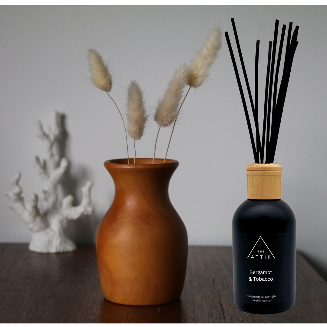 Bergamot & Tobacco - Reed Diffuser – theattik.com.au